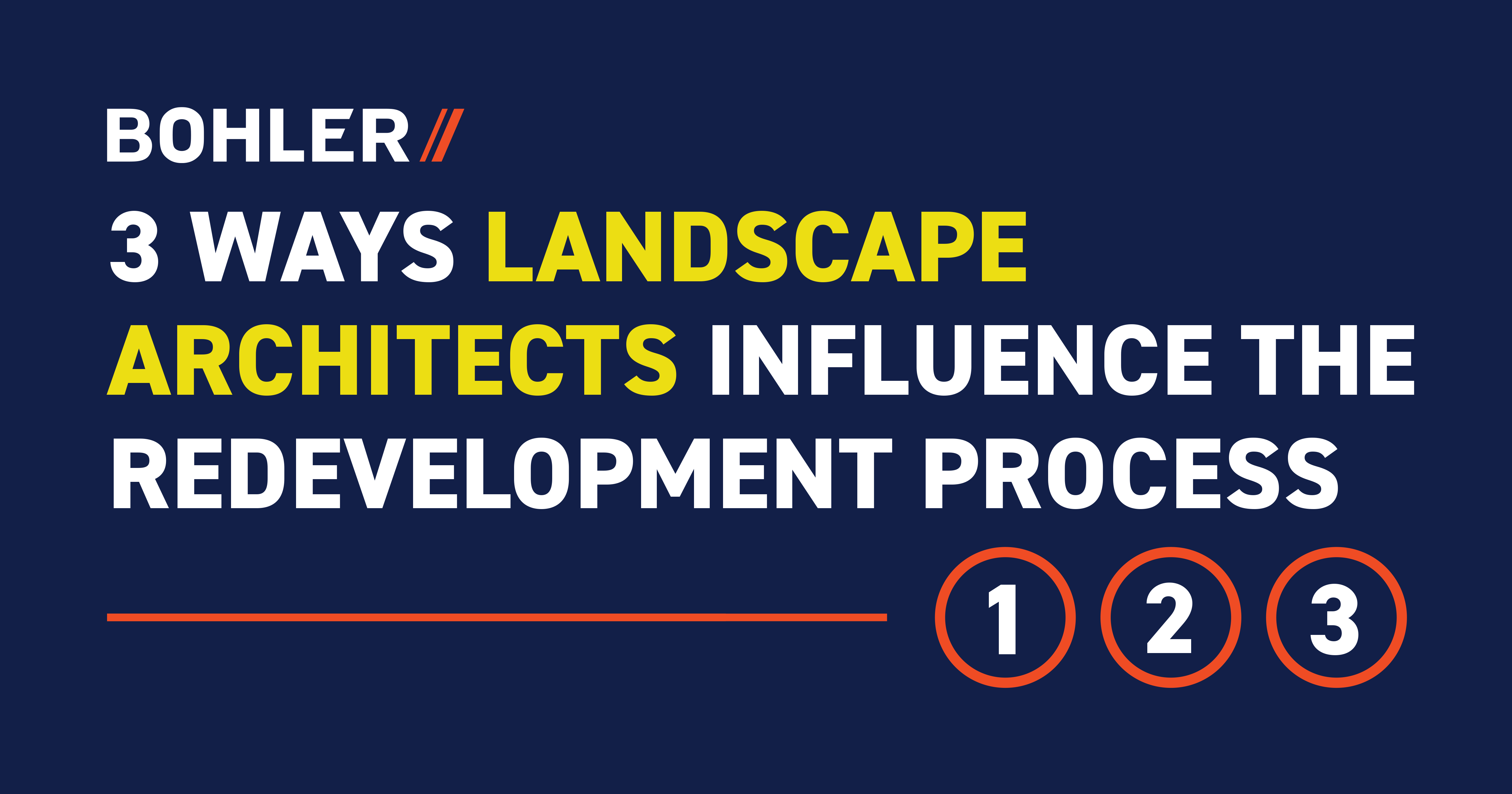 3 Ways Landscape Architects Influence the Redevelopment Process - Bohler